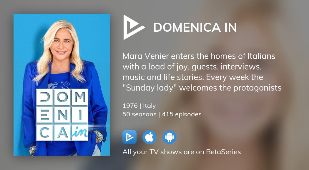 Watch Domenica In streaming