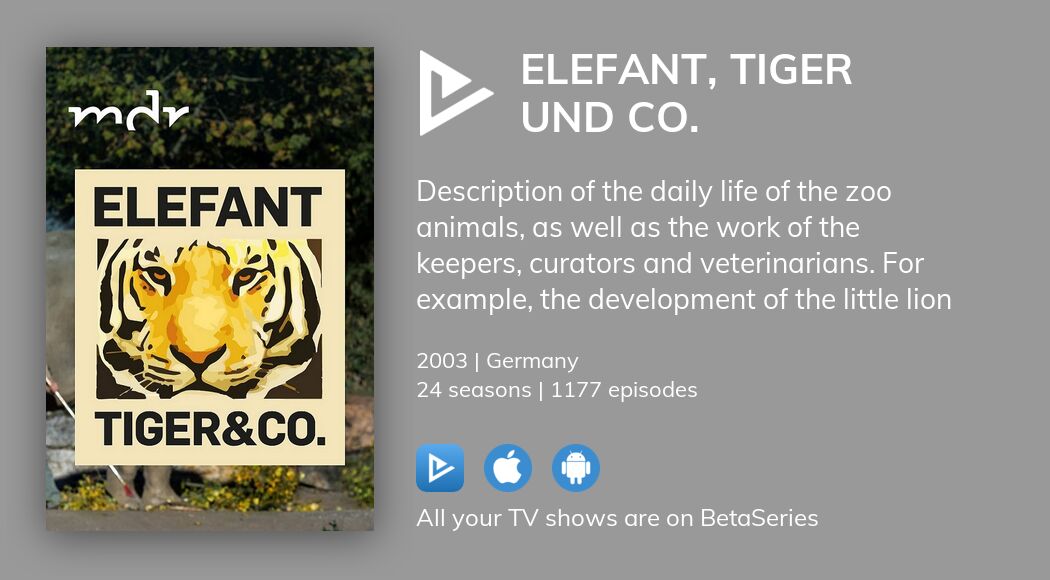 Watch Elefant, Tiger & Co streaming