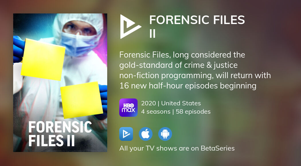Where to watch Forensic Files II TV series streaming online ...
