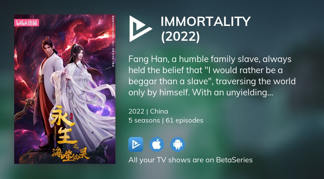 Where to watch IMMORTALITY TV series streaming online? | BetaSeries.com