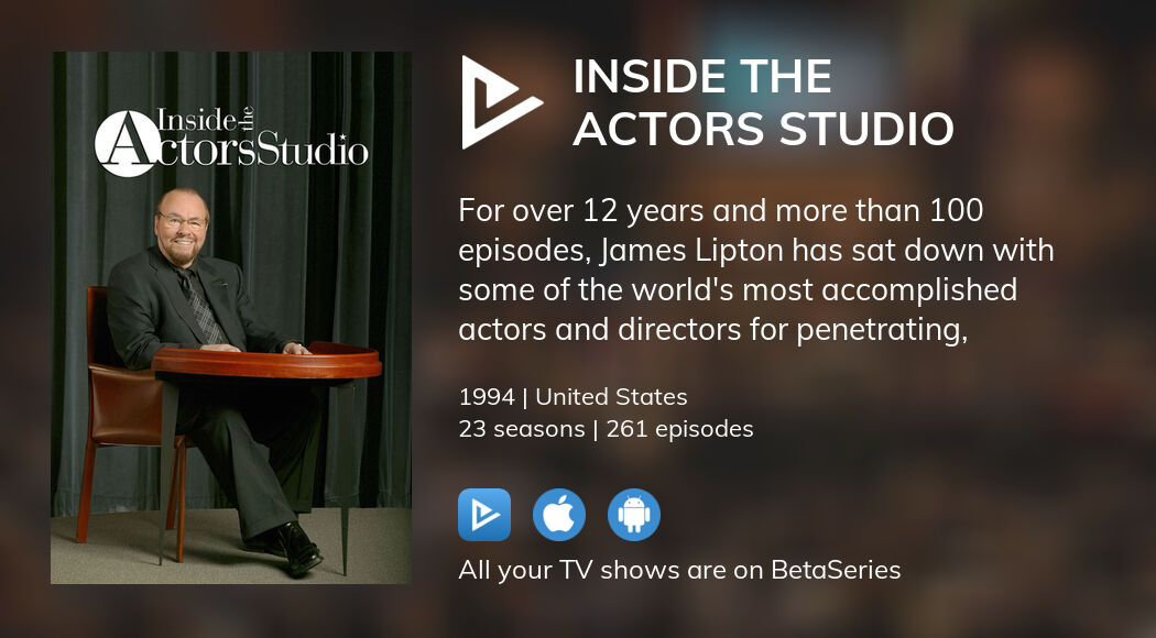 Watch Inside the Actors Studio streaming