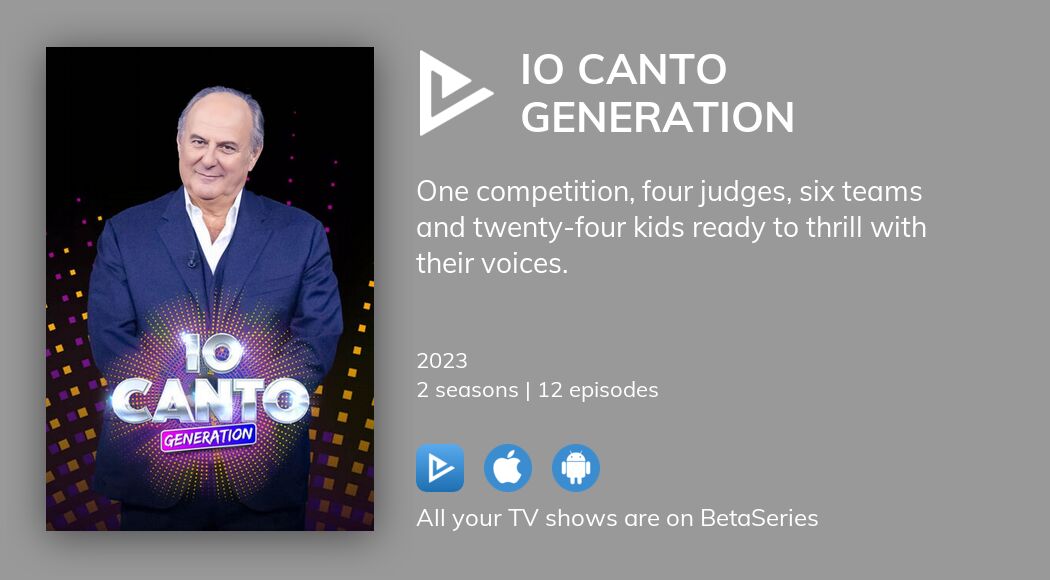 Watch Io Canto Generation streaming