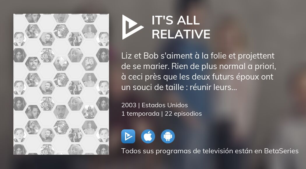 Watch It's All Relative streaming