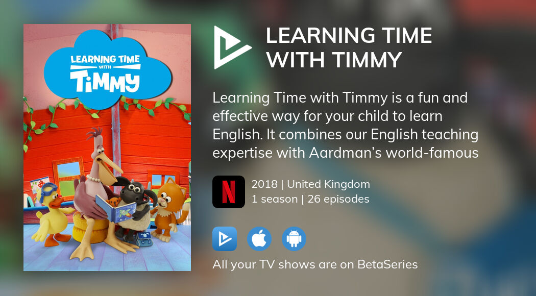 Where to watch Learning Time with Timmy TV series streaming online ...