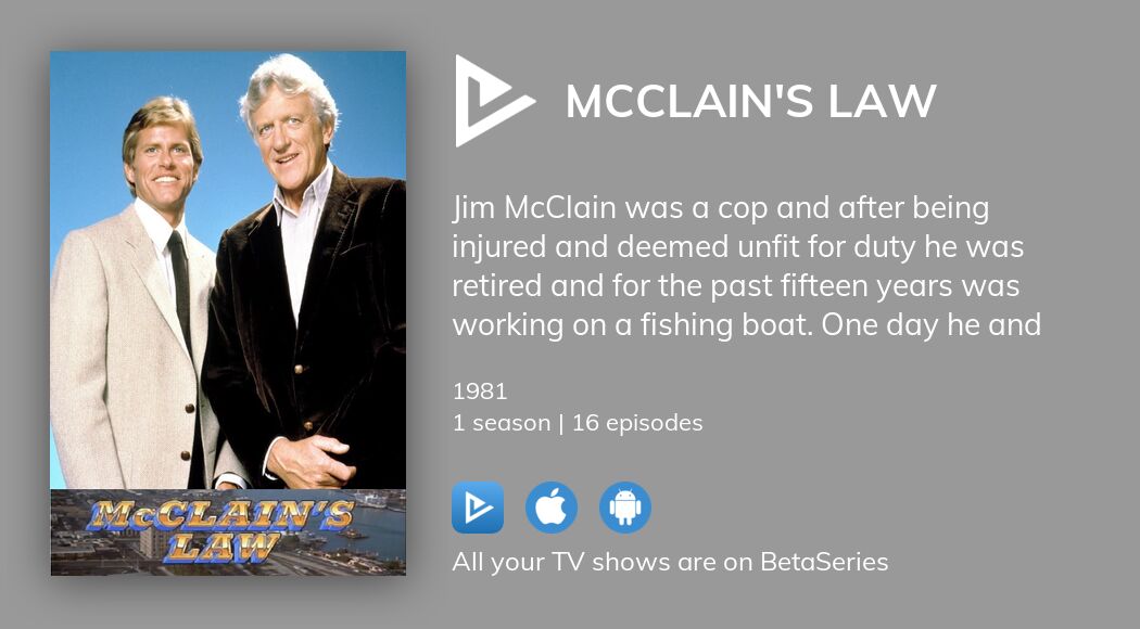 Watch McClain's Law streaming