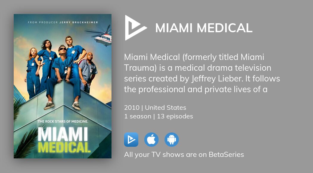 Watch Miami Medical streaming
