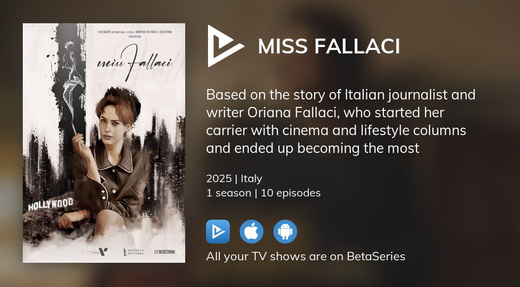 Watch Miss Fallaci streaming