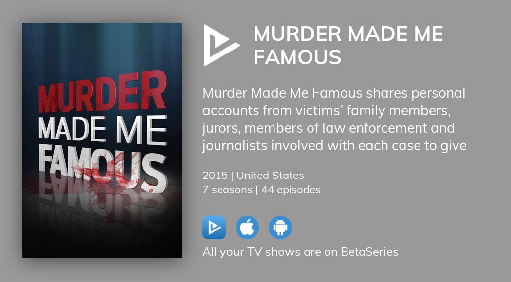 Watch Murder Made Me Famous streaming