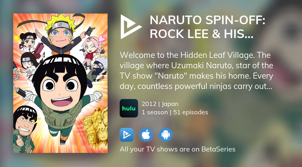 Watch Naruto Spin-Off: Rock Lee & His Ninja Pals streaming