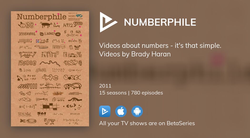 Watch Numberphile streaming