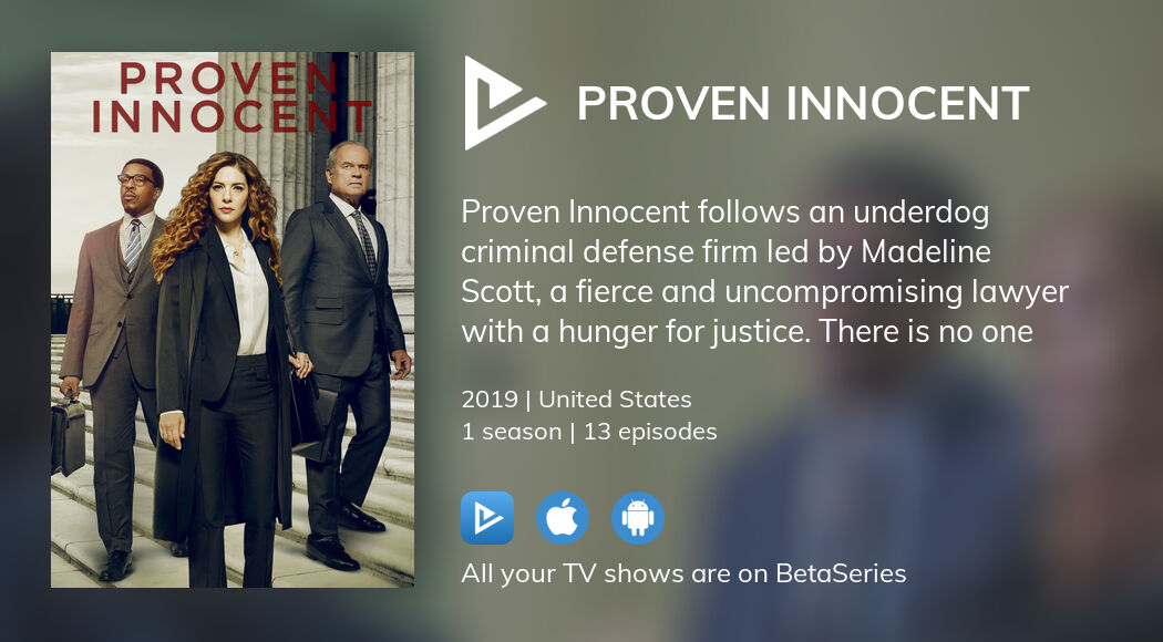 Watch Proven Innocent streaming