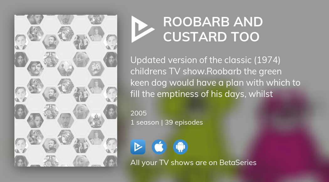 Where to watch Roobarb and Custard Too TV series streaming online ...
