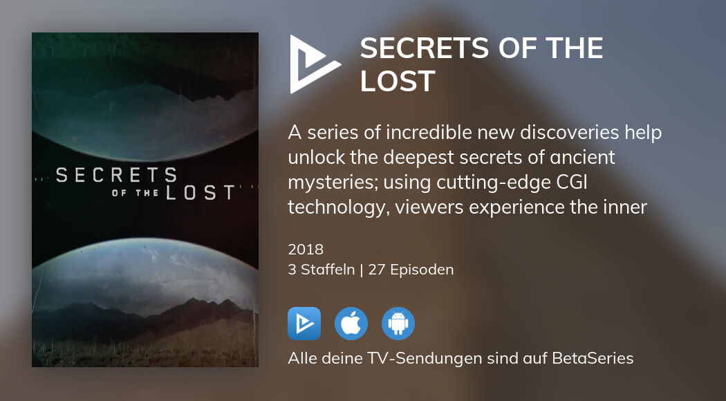 Watch Secrets of the Lost streaming