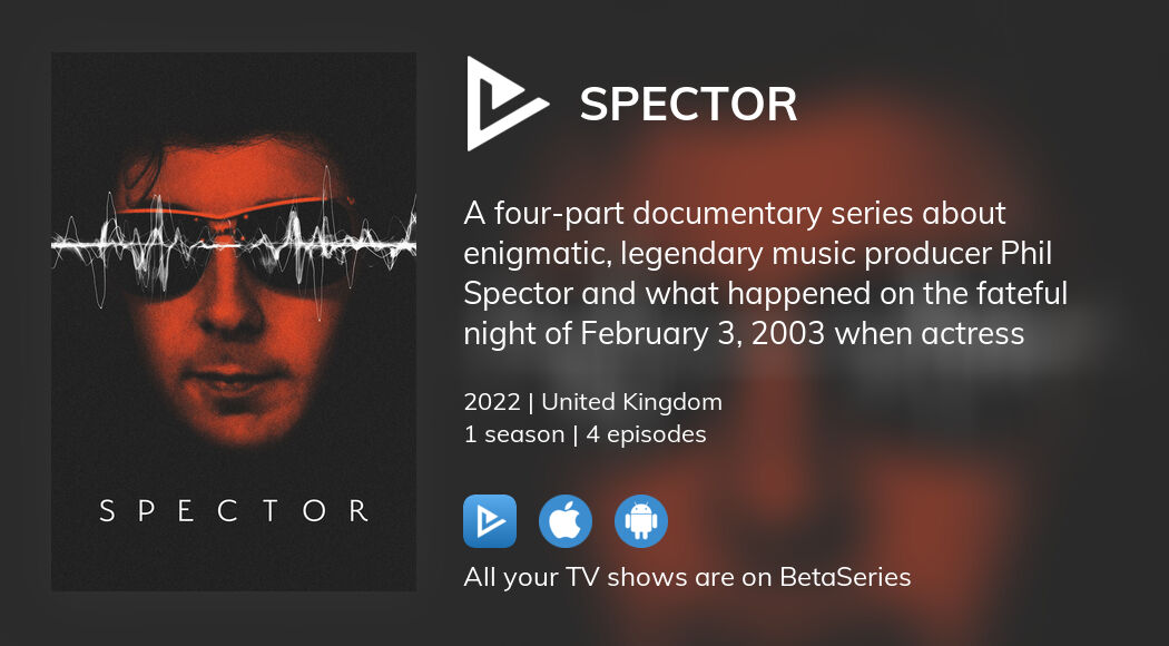 Where to watch Spector TV series streaming online? | BetaSeries.com