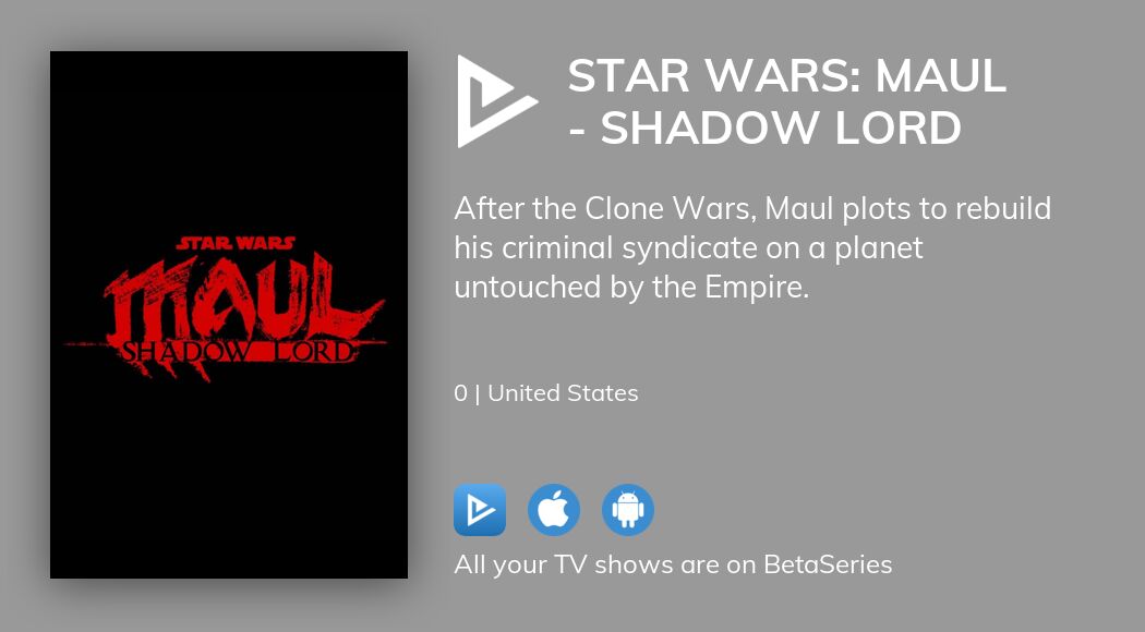 Watch Star Wars: Maul - Shadow Lord streaming