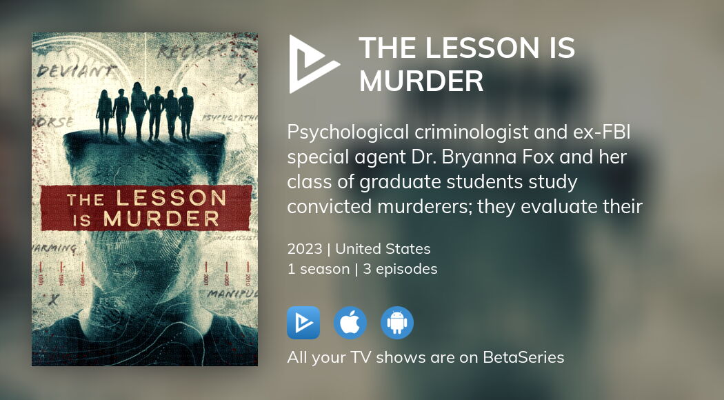 Watch The Lesson is Murder streaming
