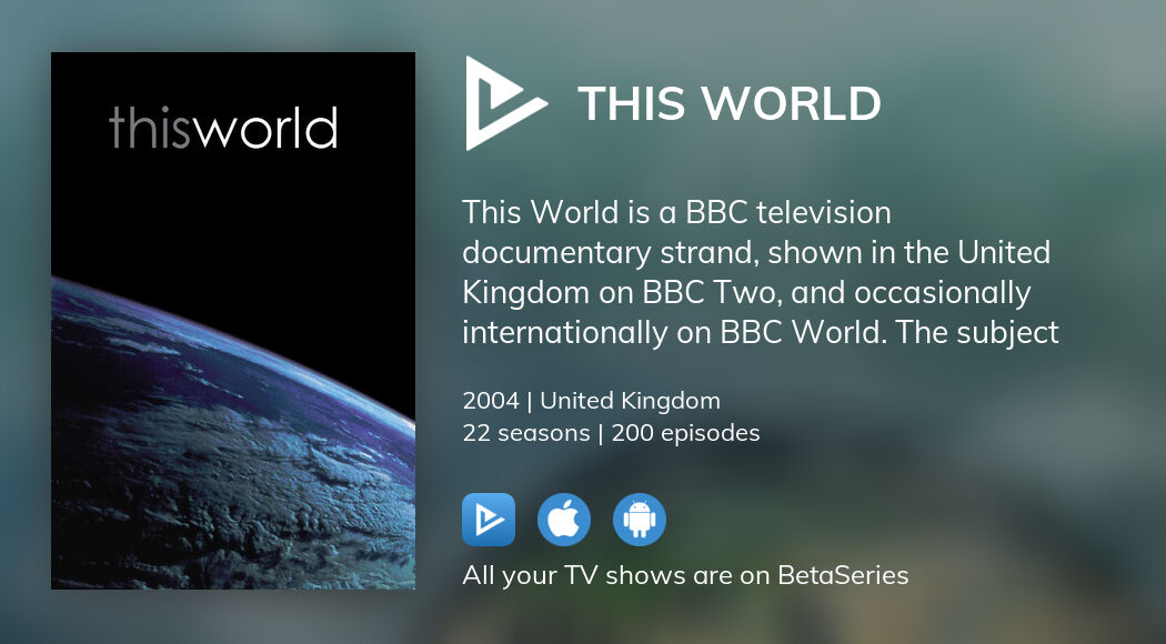 Watch This World streaming