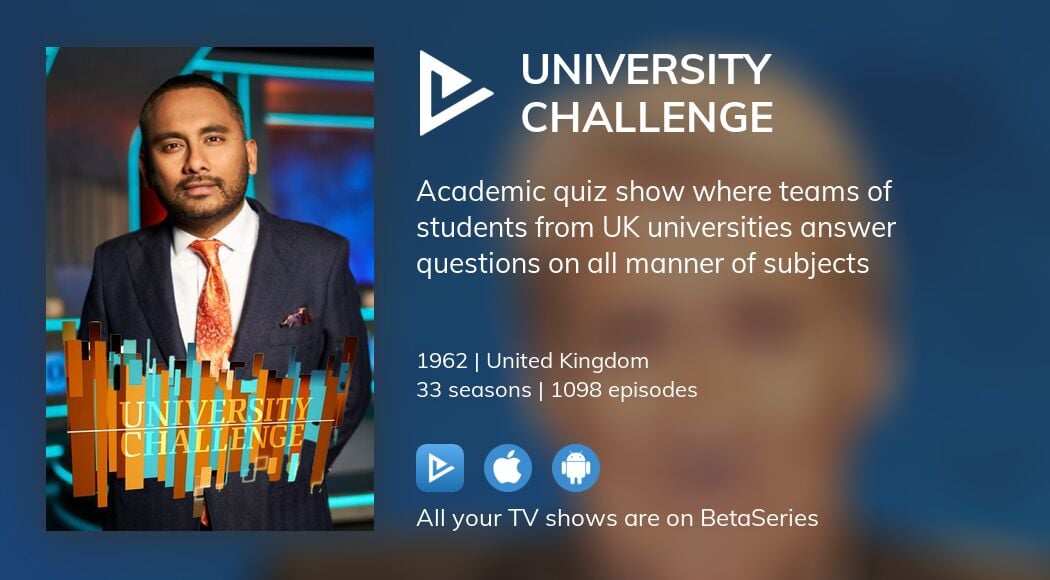 Watch University Challenge streaming