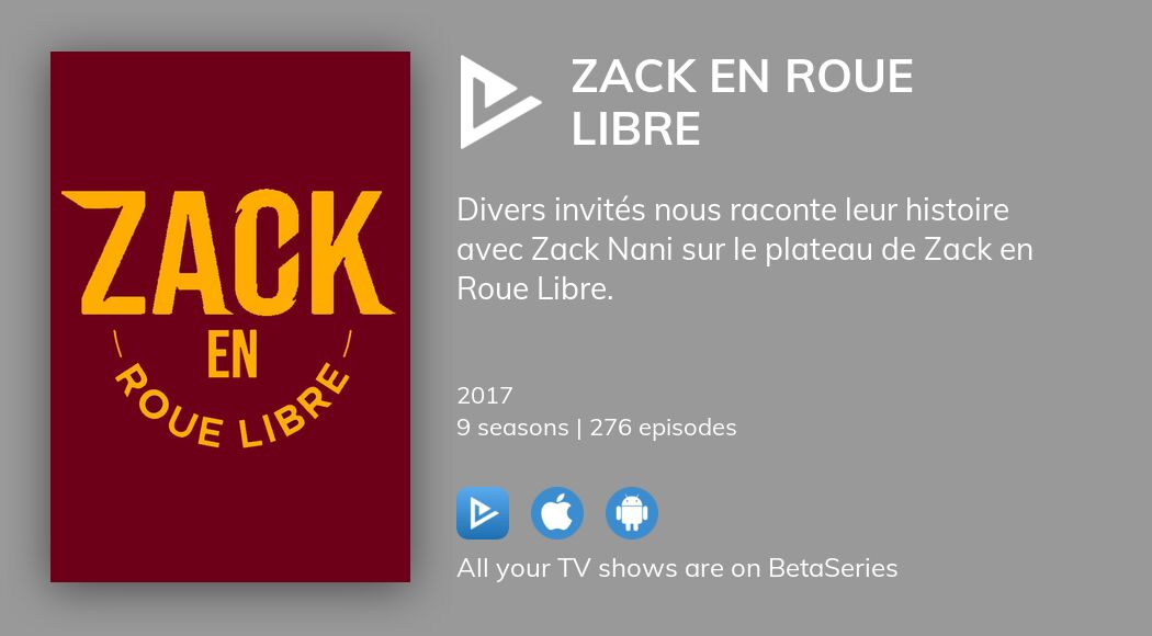 Watch Zack en Roue Libre streaming