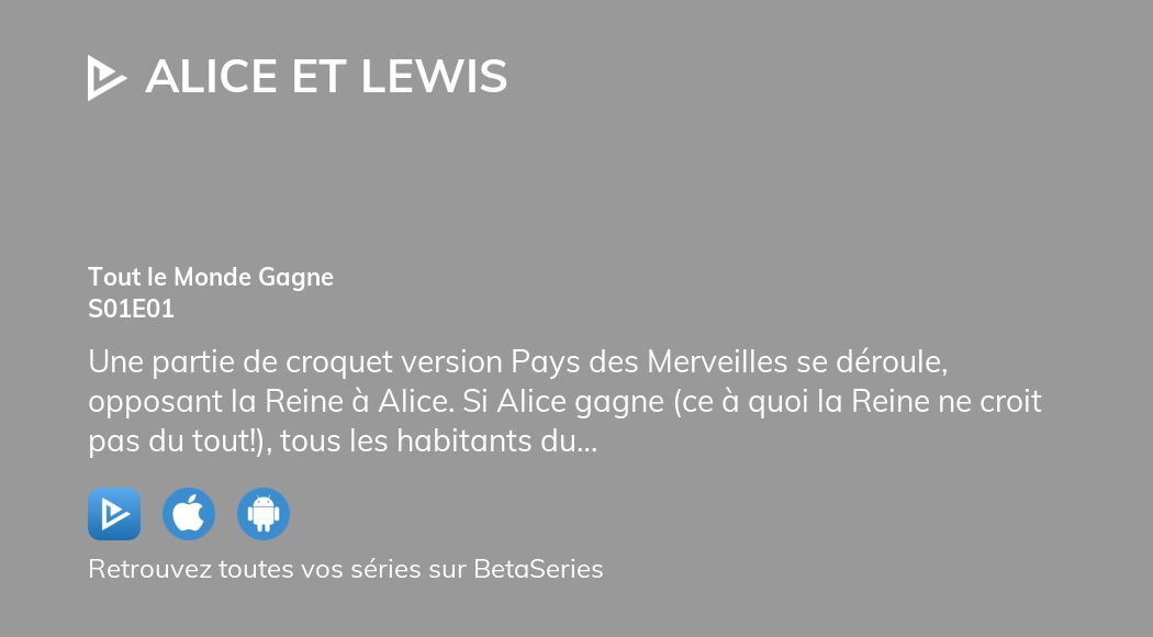 Où regarder Alice et Lewis saison 1 épisode 1 en streaming complet ...