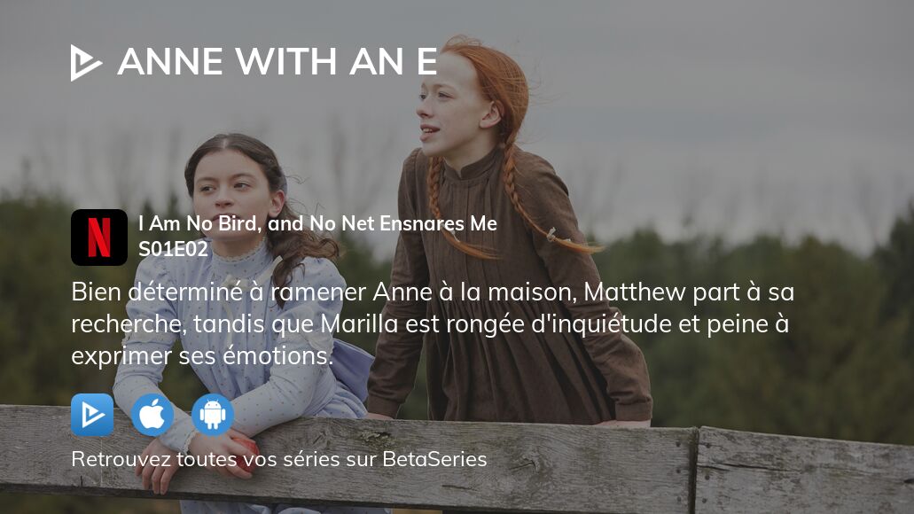 Regarder Anne with an E saison 1 épisode 2 streaming complet