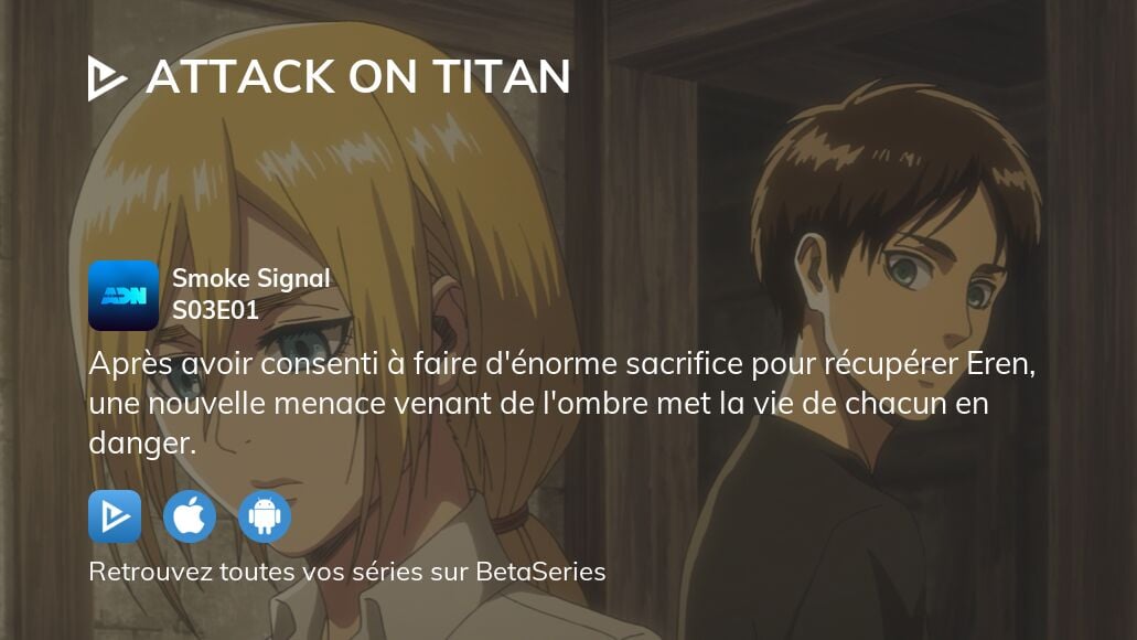 Regarder Attack on Titan saison 3 épisode 1 streaming complet