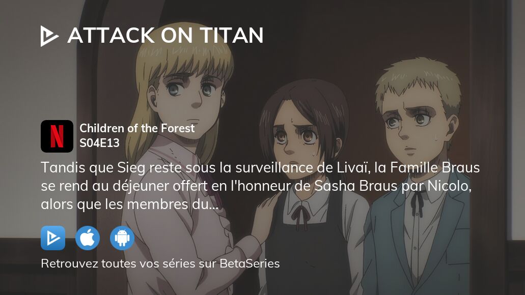 Regarder Attack on Titan saison 4 épisode 13 streaming complet