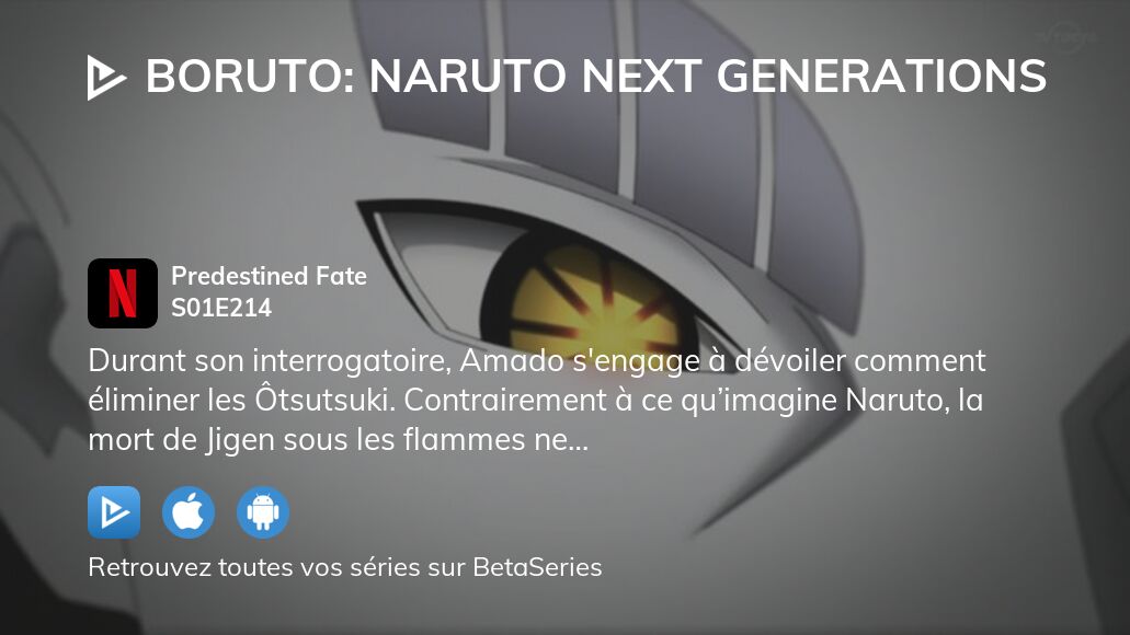 Regarder Boruto - Naruto Next Generations saison 1 épisode 214 ...