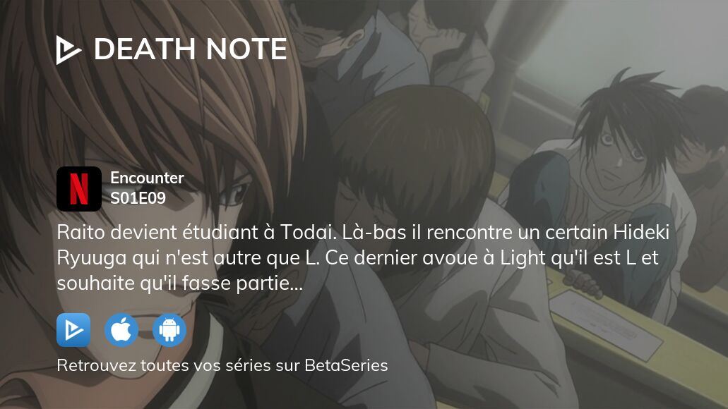 Regarder Death Note saison 1 épisode 9 streaming complet