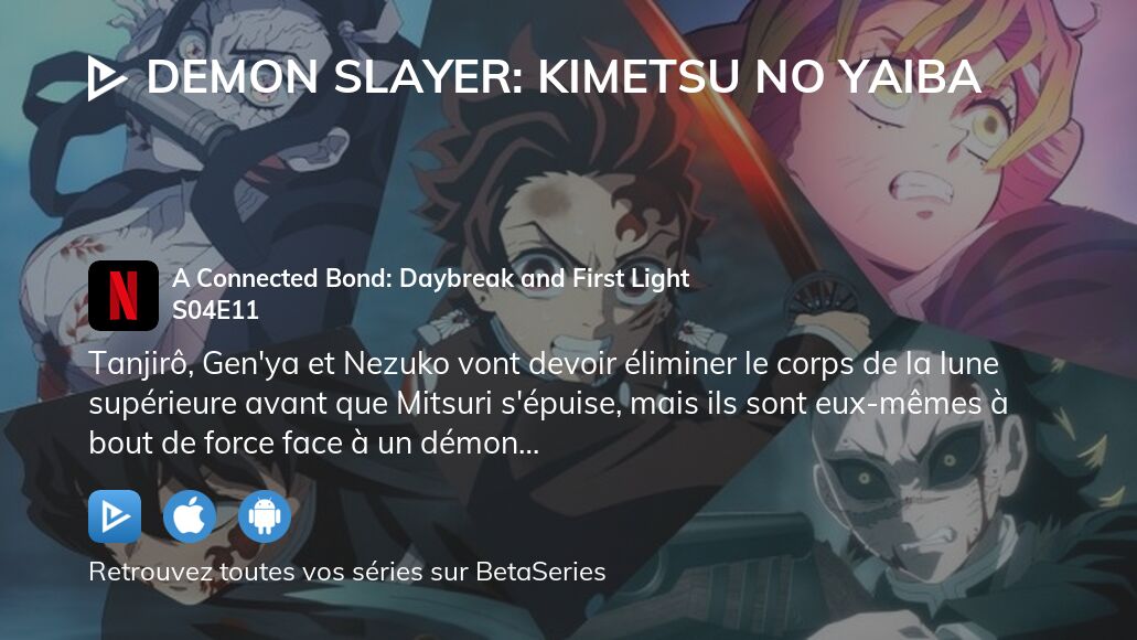 Regarder Demon Slayer: Kimetsu no Yaiba saison 4 épisode 11 streaming complet