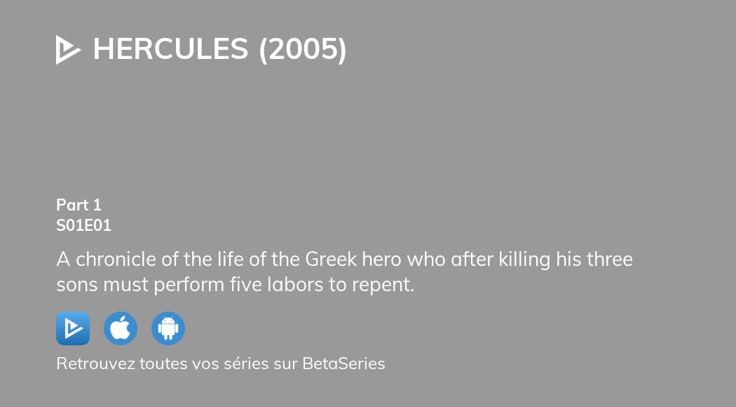 Regarder Hercules (2005) saison 1 épisode 1 streaming complet