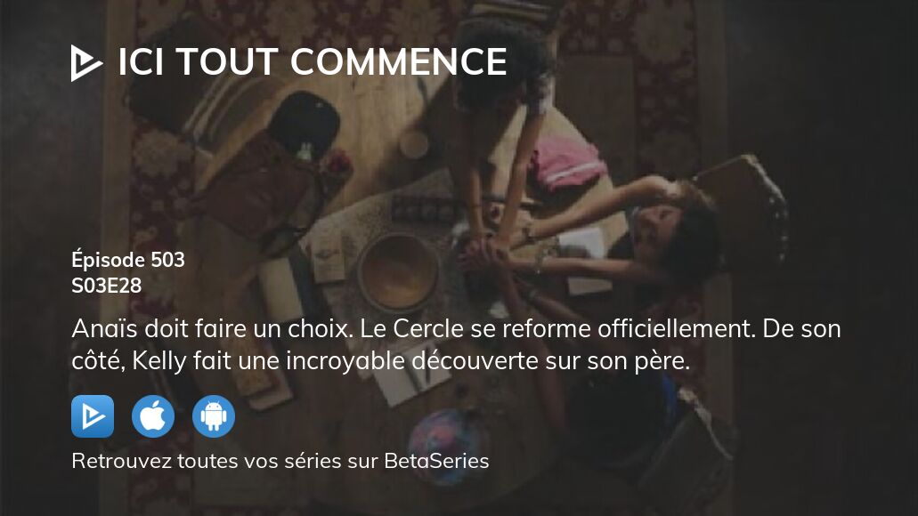 Regarder Ici tout commence saison 3 épisode 28 en streaming complet VOSTFR, VF, VO | BetaSeries.com