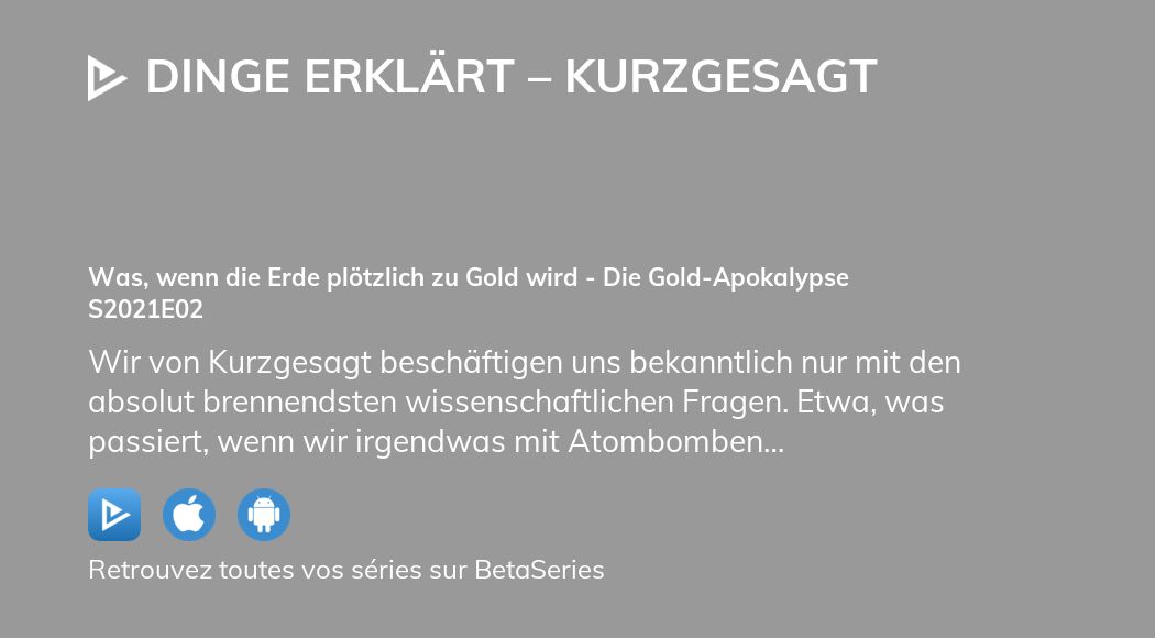 Regarder Kurzgesagt – In a Nutshell saison 2021 épisode 2 streaming complet