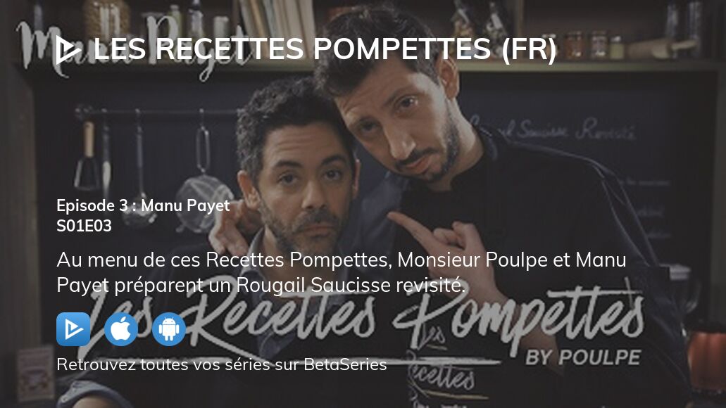 Regarder Les recettes pompettes (FR) saison 1 épisode 3 streaming complet