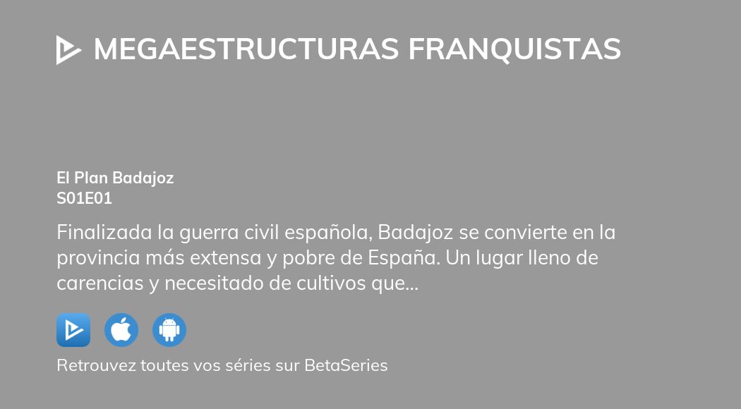 Regarder Francoist Megastructures saison 1 épisode 1 streaming complet