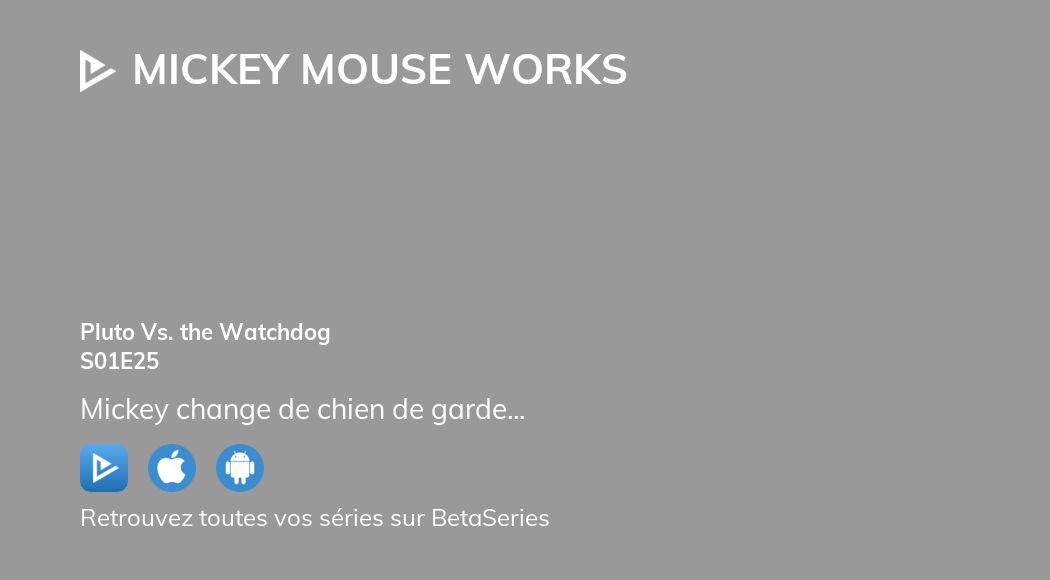 Regarder Mickey Mouse Works saison 1 épisode 25 streaming complet