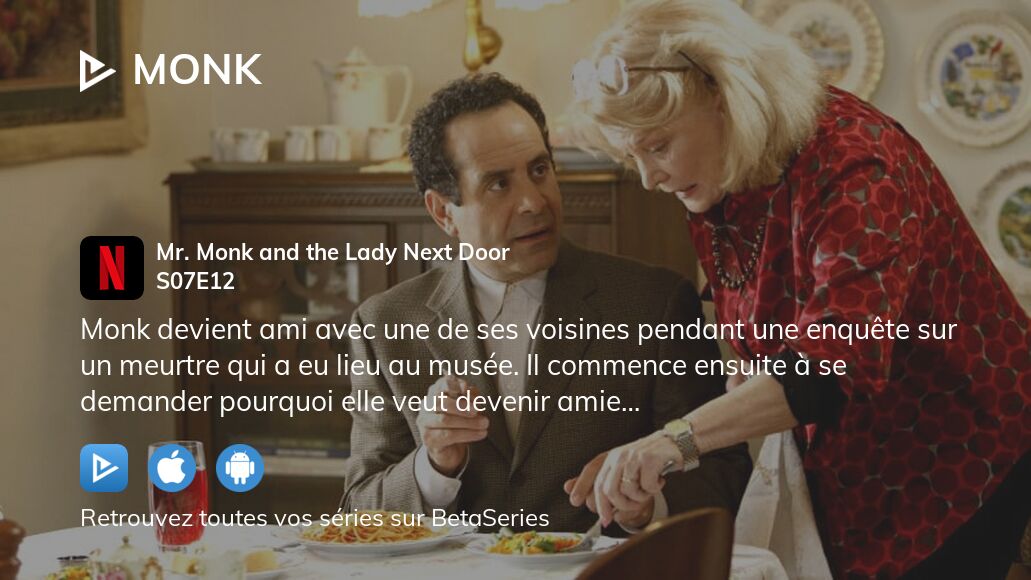 Regarder Monk saison 7 épisode 12 streaming complet