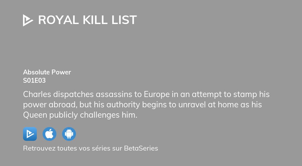 Regarder Royal Kill List saison 1 épisode 3 streaming complet