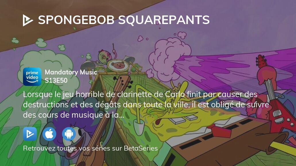 Regarder Bob l'éponge saison 13 épisode 50 streaming complet