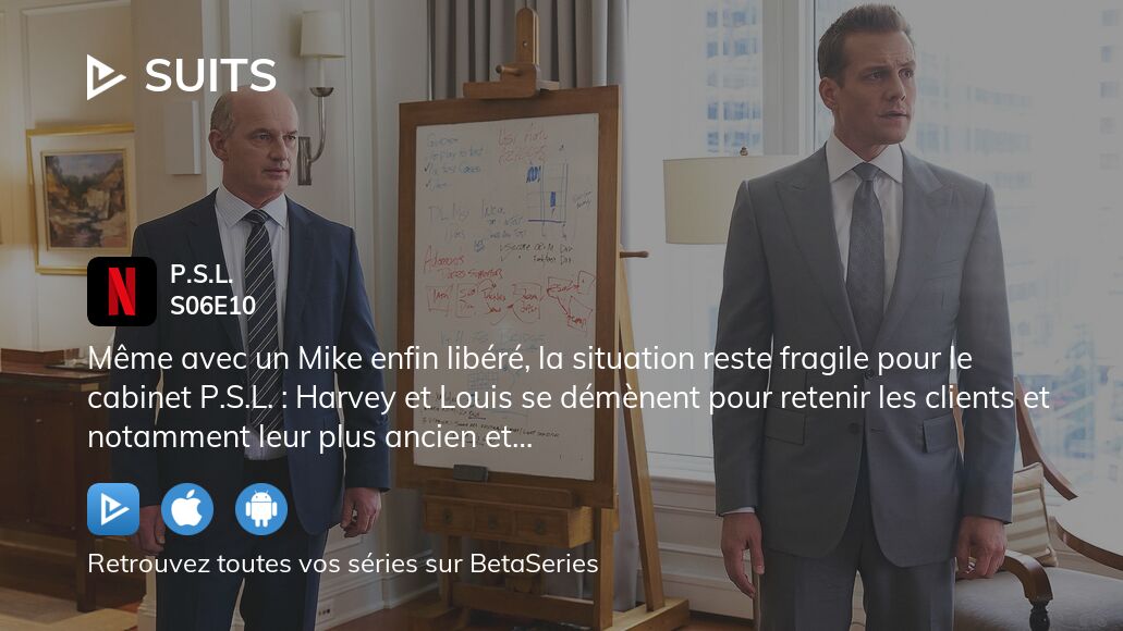 Vidéo : Regarder Suits saison 6 épisode 10 en streaming complet