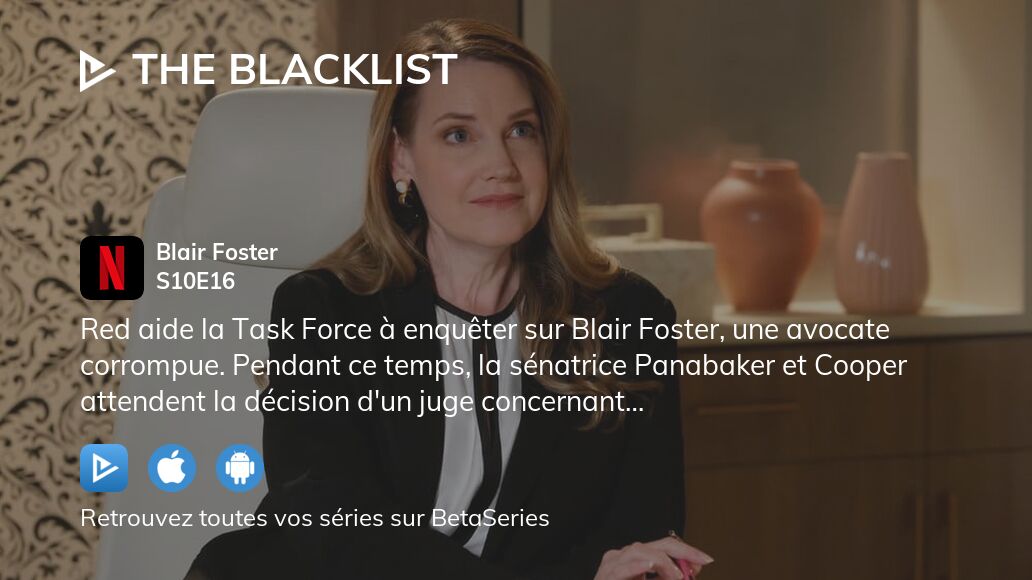 Regarder The Blacklist saison 10 épisode 16 streaming complet