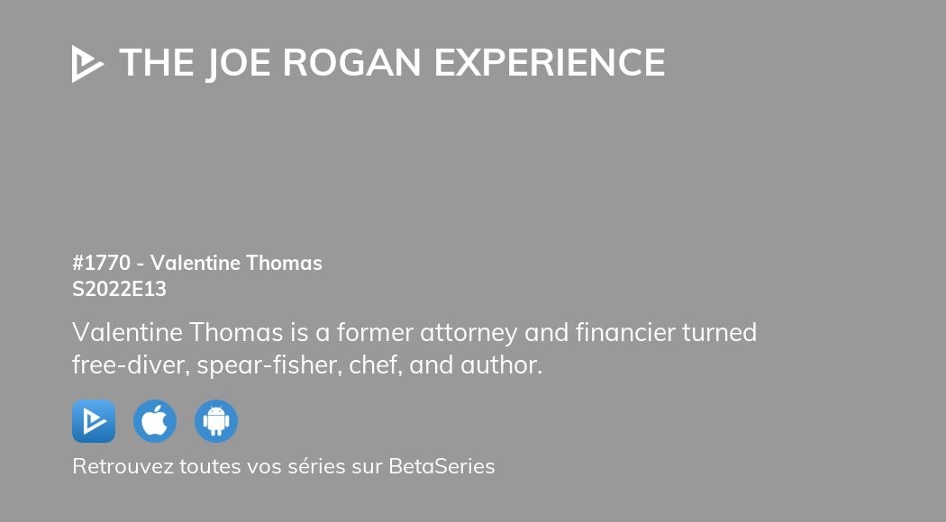 Où regarder The Joe Rogan Experience saison 2022 épisode 13 en ...