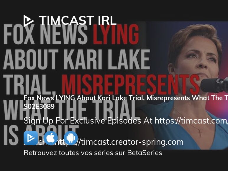 Regarder Timcast IRL saison 2 épisode 3089 streaming complet