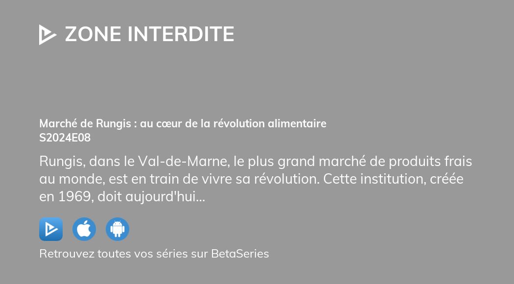 Où regarder Zone interdite saison 2024 épisode 8 en streaming complet ...