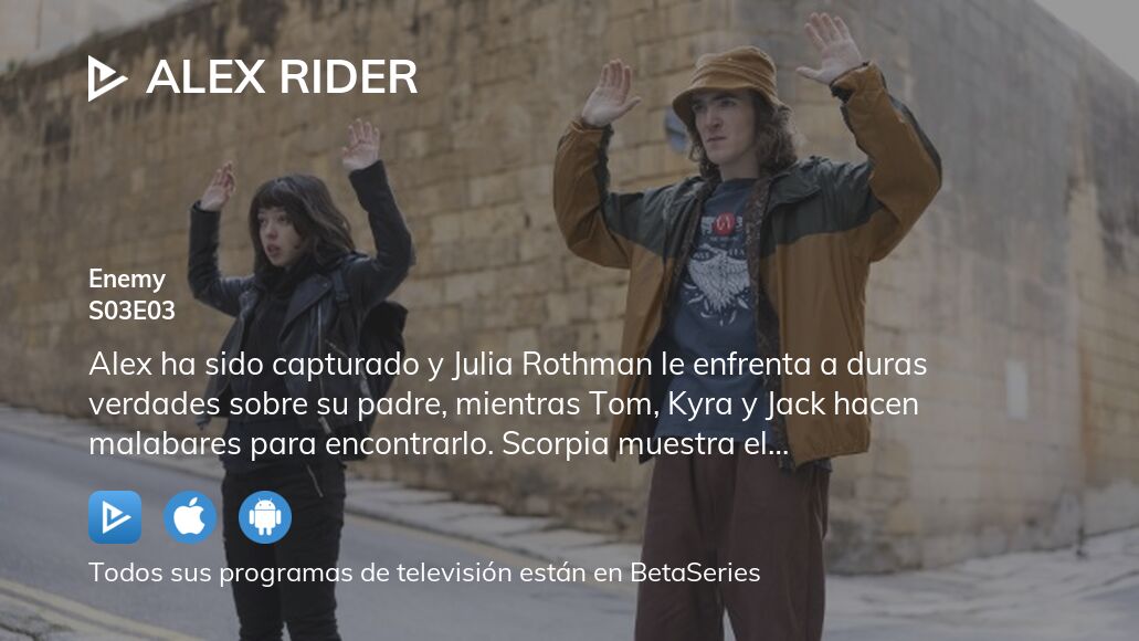 ¿Dónde ver Alex Rider temporada 3 episodio 3 full streaming ...