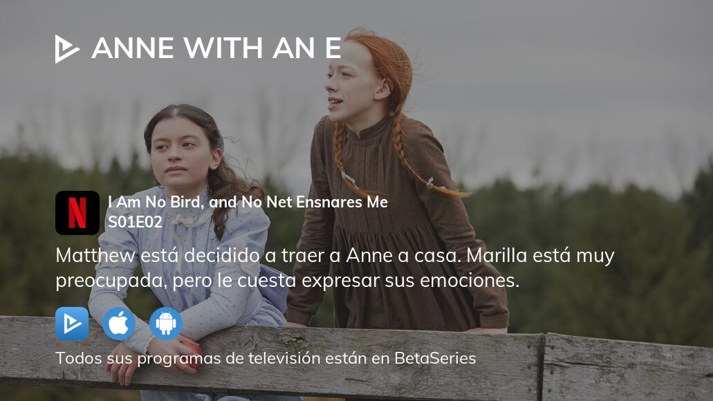 Ver Anne with an E temporada 1 episodio 2 streaming
