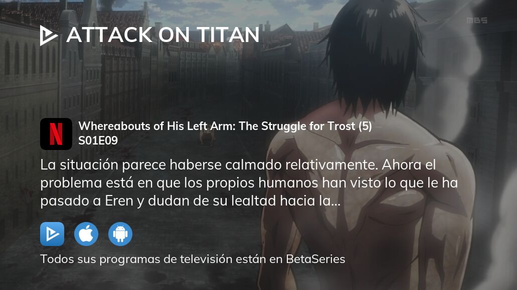 Ver Attack on Titan temporada 1 episodio 9 streaming
