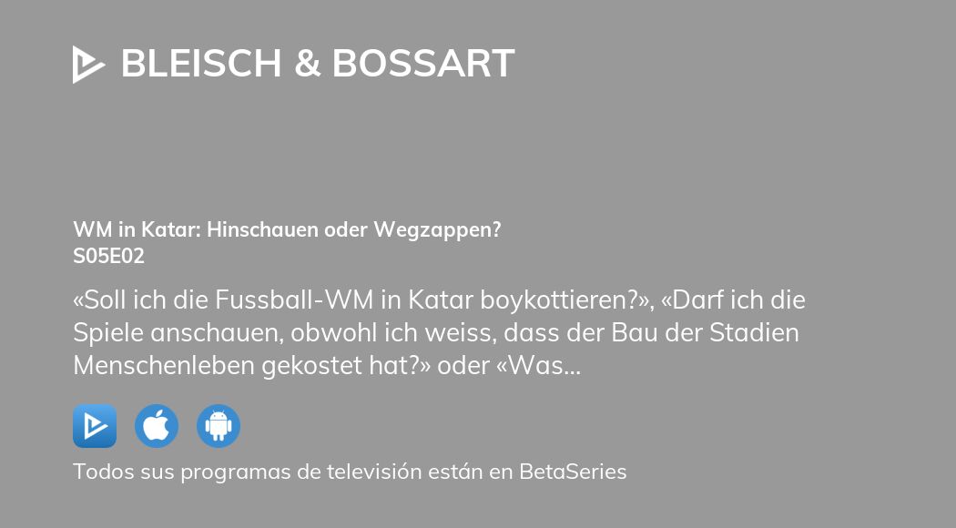 ¿Dónde ver Bleisch & Bossart temporada 5 episodio 2 full streaming ...