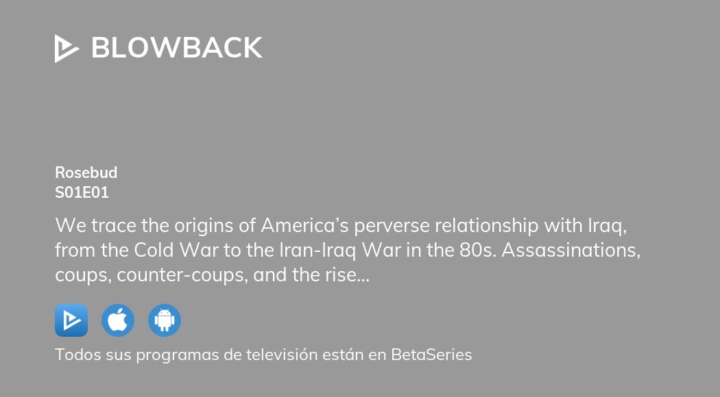 Ver Blowback temporada 1 episodio 1 streaming