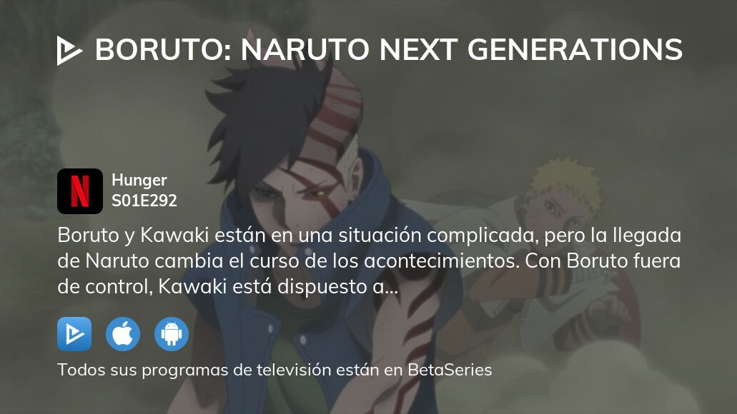 Ver Boruto: Naruto Next Generations temporada 1 episodio 292 streaming